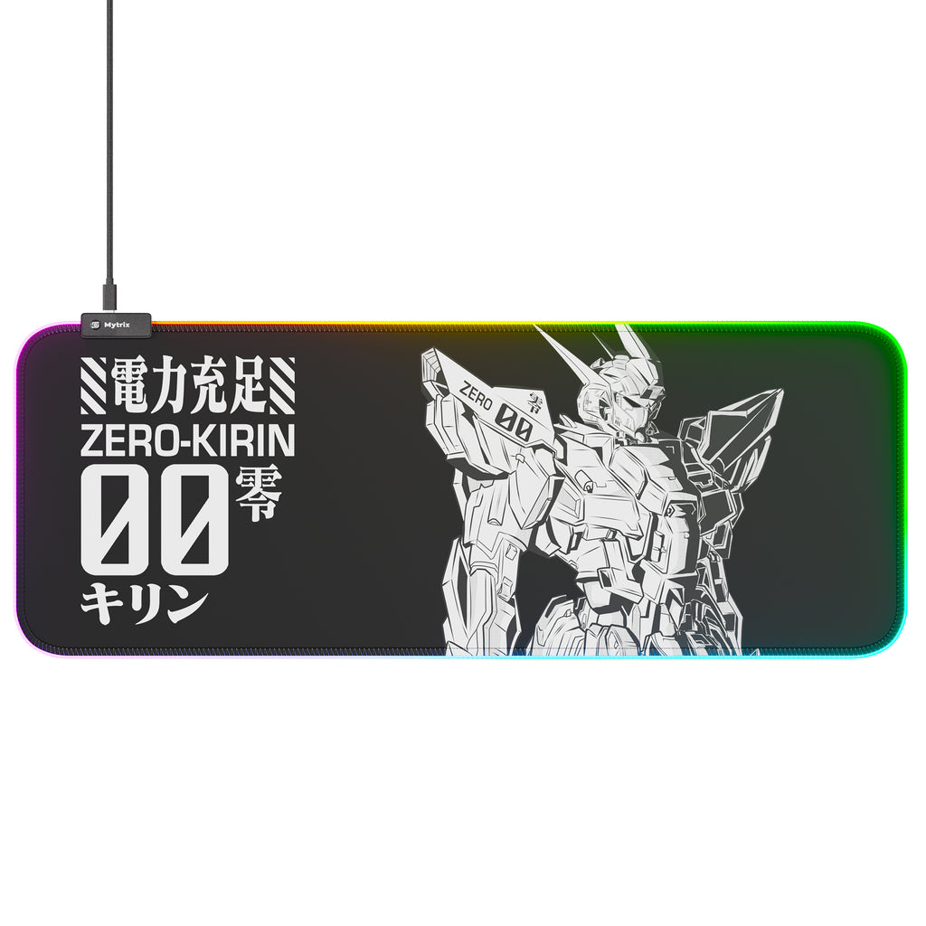Mytrix Zero-Kirin Mobile Suit RGB Gaming Mouse Pad, 14 Color Modes ...