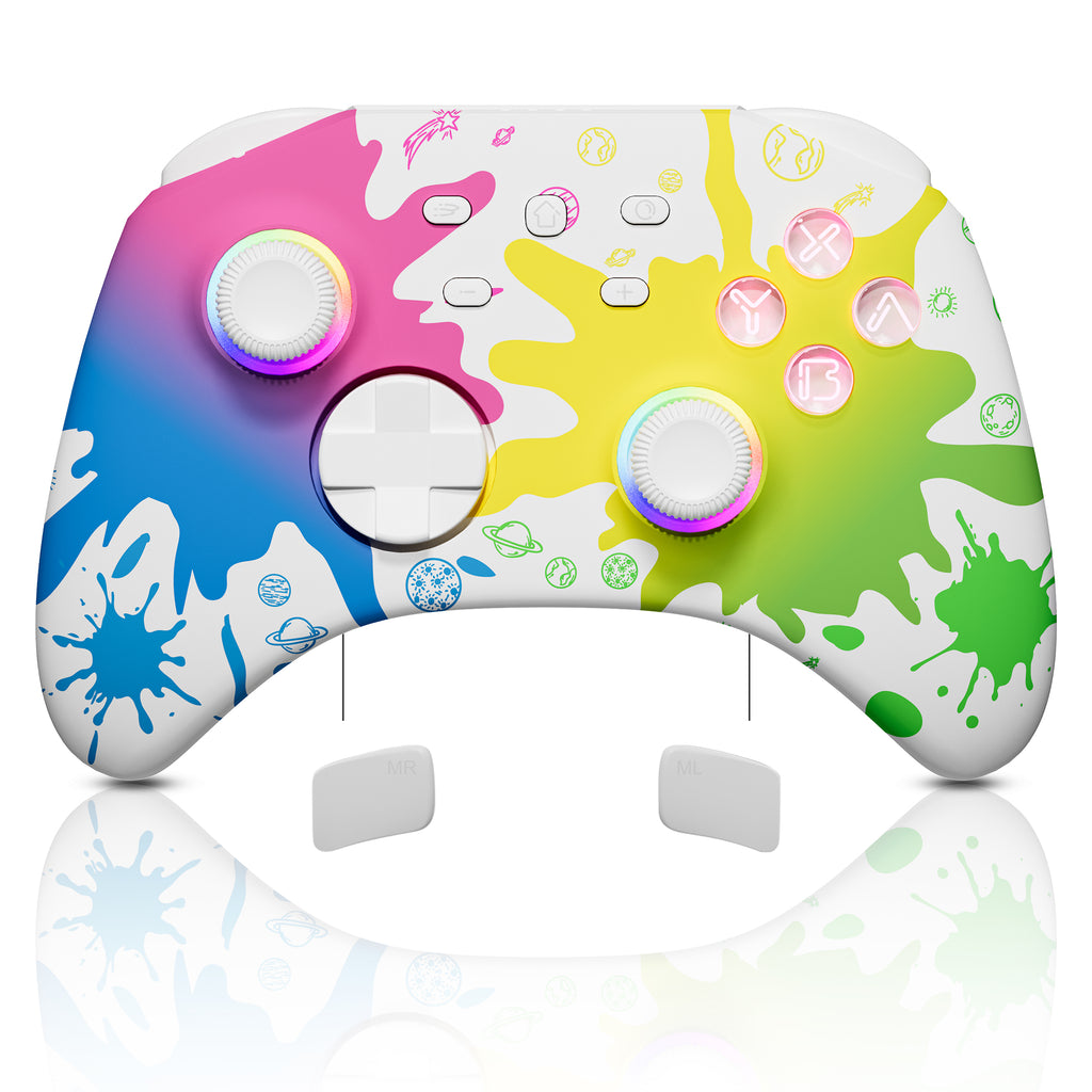 Mytrix Splashy Wireless Pro RGB Controller for Switch PC iOS Android ...
